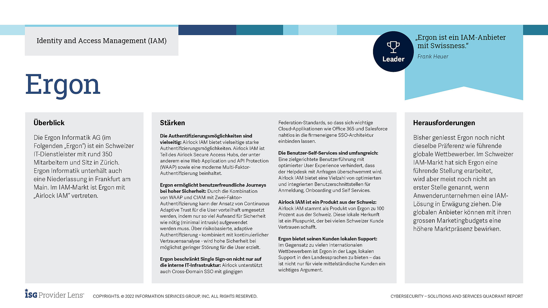 ISG ProviderLens™ Quadrant Report – Airlock ist Leader | Airlock
